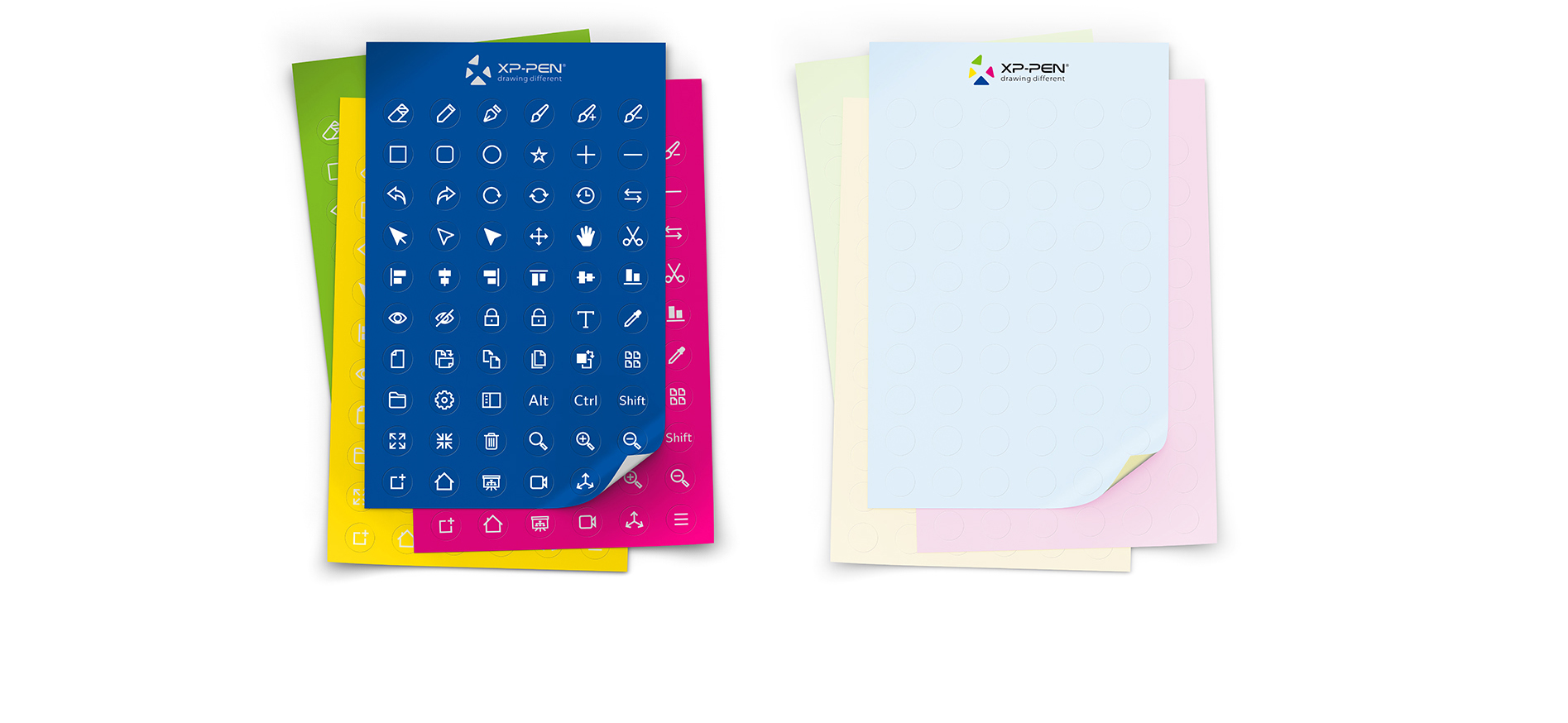 Shortcut Keys Sticker (Pack of 8) | XP-Pen Philippines Official Store